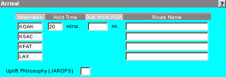 Advanced Quick Reference - Arrival Alternates