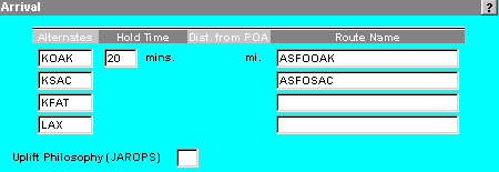Advanced Quick Reference - Arrival Alternates