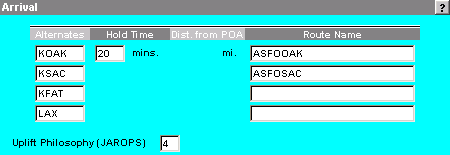 Advanced Quick Reference - Arrival Alternates